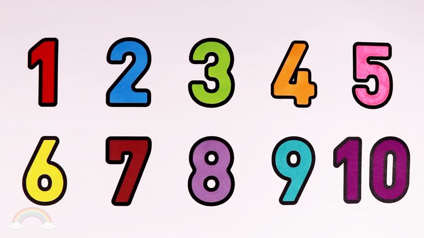 如何画数字1~10儿童简笔画儿歌