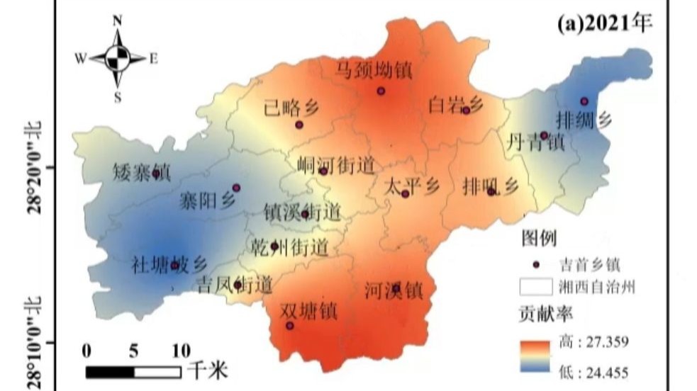 以吉首市为例-ArcGIS克里金插值法的应用!