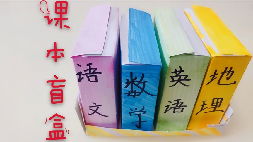 自制课本盲盒 精致好看 地理课本盲盒拆到的礼物我好喜欢