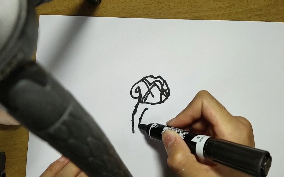 【简笔画】用CXK画出一只鸡你太美