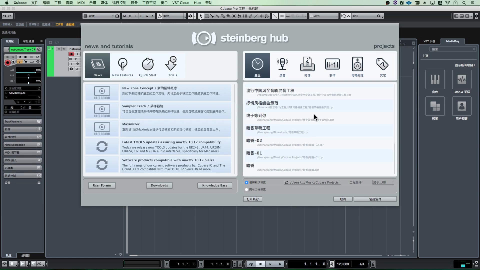 Cubase Pro 9 中文教材 全23讲 附示范舞曲 视频教程