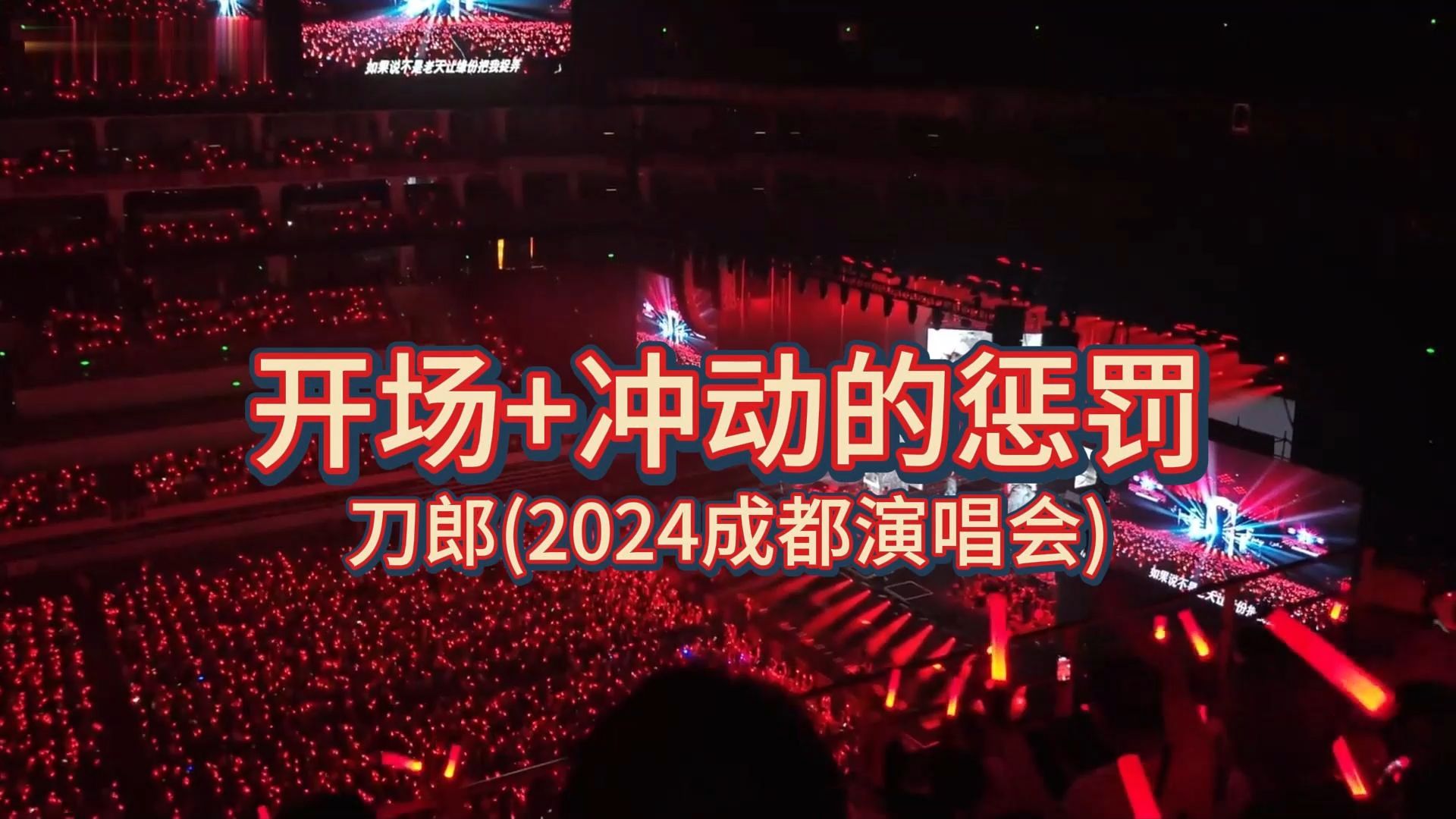 开场+冲动的惩罚(摘自2024刀郎成都演唱会)