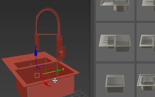 厨房橱柜生成器插件 Kitchen Cabinet Generator 3d插件 一键生成厨房...
