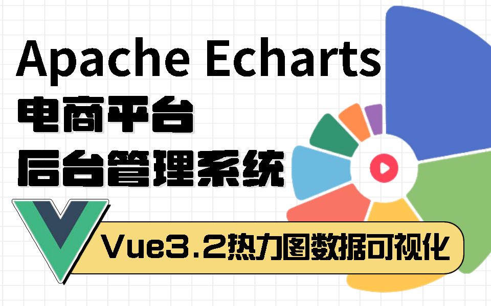...—Echarts地图热力图—Vue3.2完整项目实战(图表渲染/柱状图/折线图/...