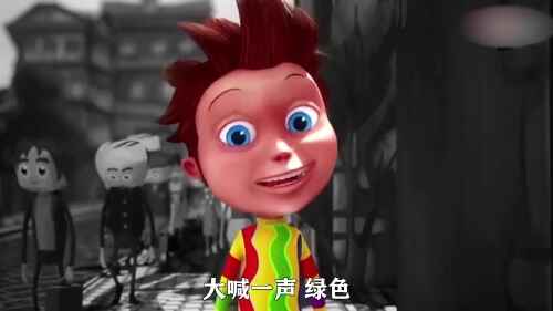 没有颜色的世界,一片灰白,人类怎样生活?治愈动画《彩色城市》