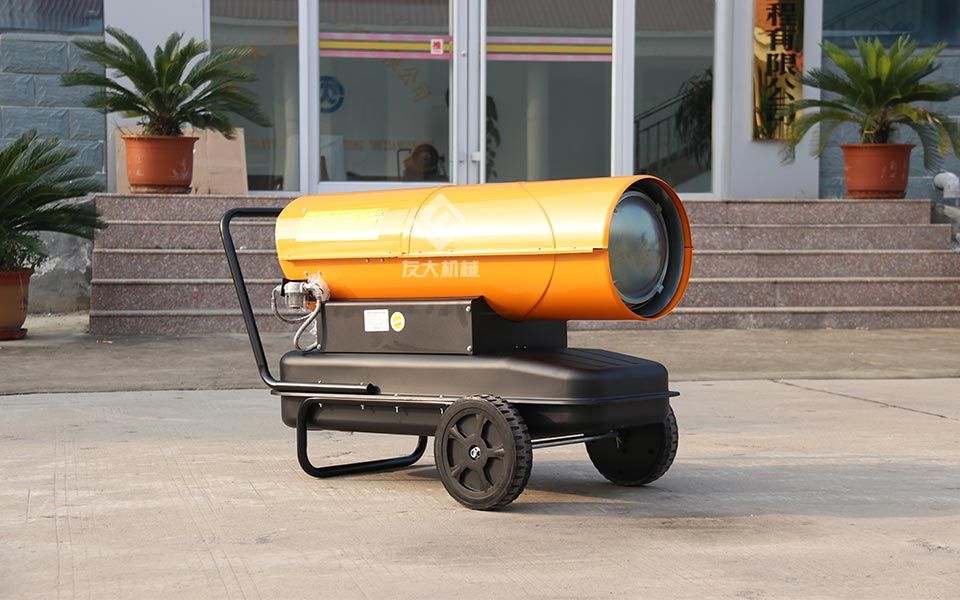 燃油暖风机供暖面积有多大,大棚种植户来告诉您