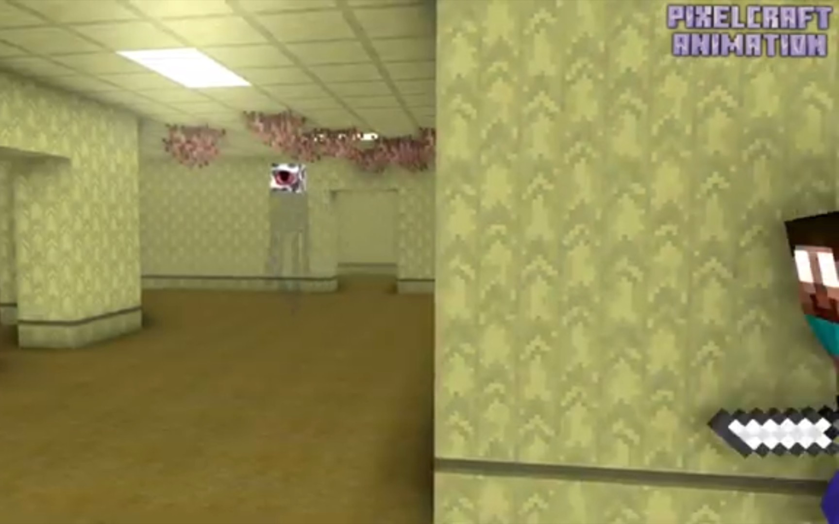 怪物学院:后室(发现片段)挑战-我的世界动画