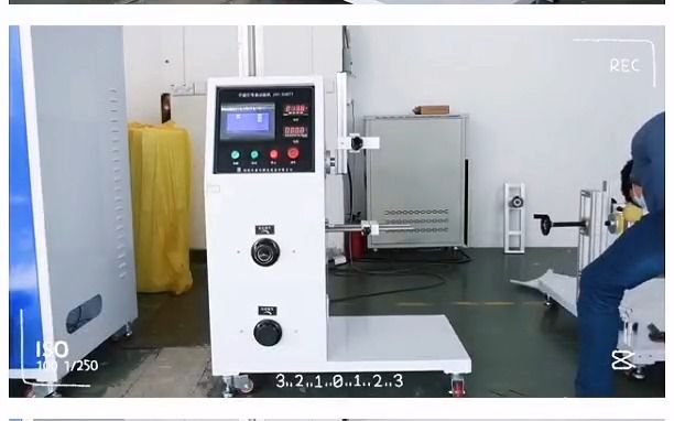 手提灯弯曲试验机视频 用于检测家用电器电源软线在进入器具部分的...