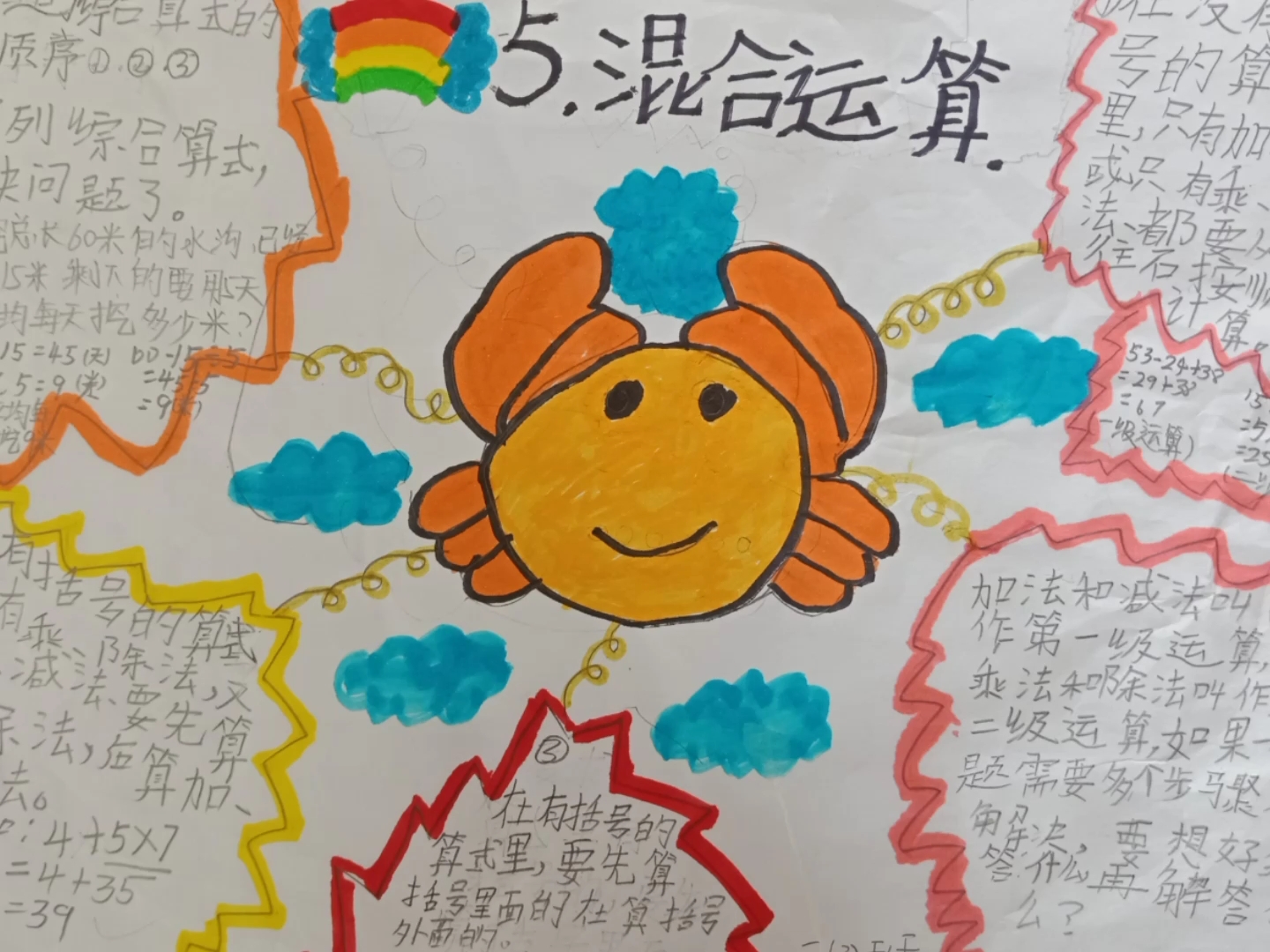 二年级数学下册第五单元思维导图