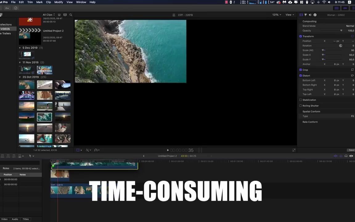 网格布局 - 分屏fcpx模板