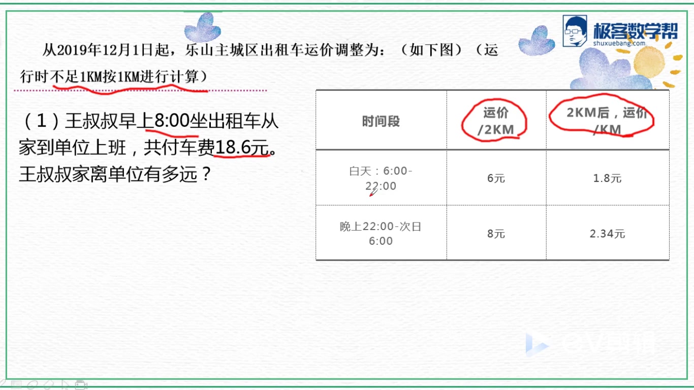 分段计费问题知识点