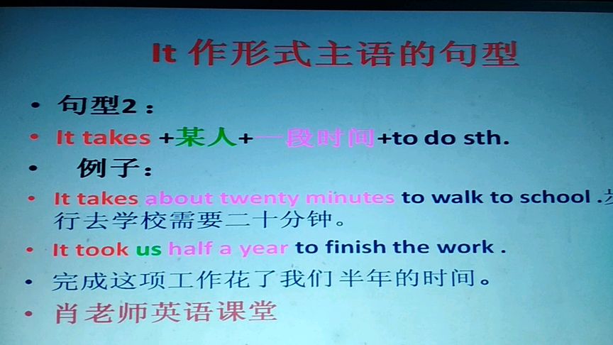 it 作形式主语句型2