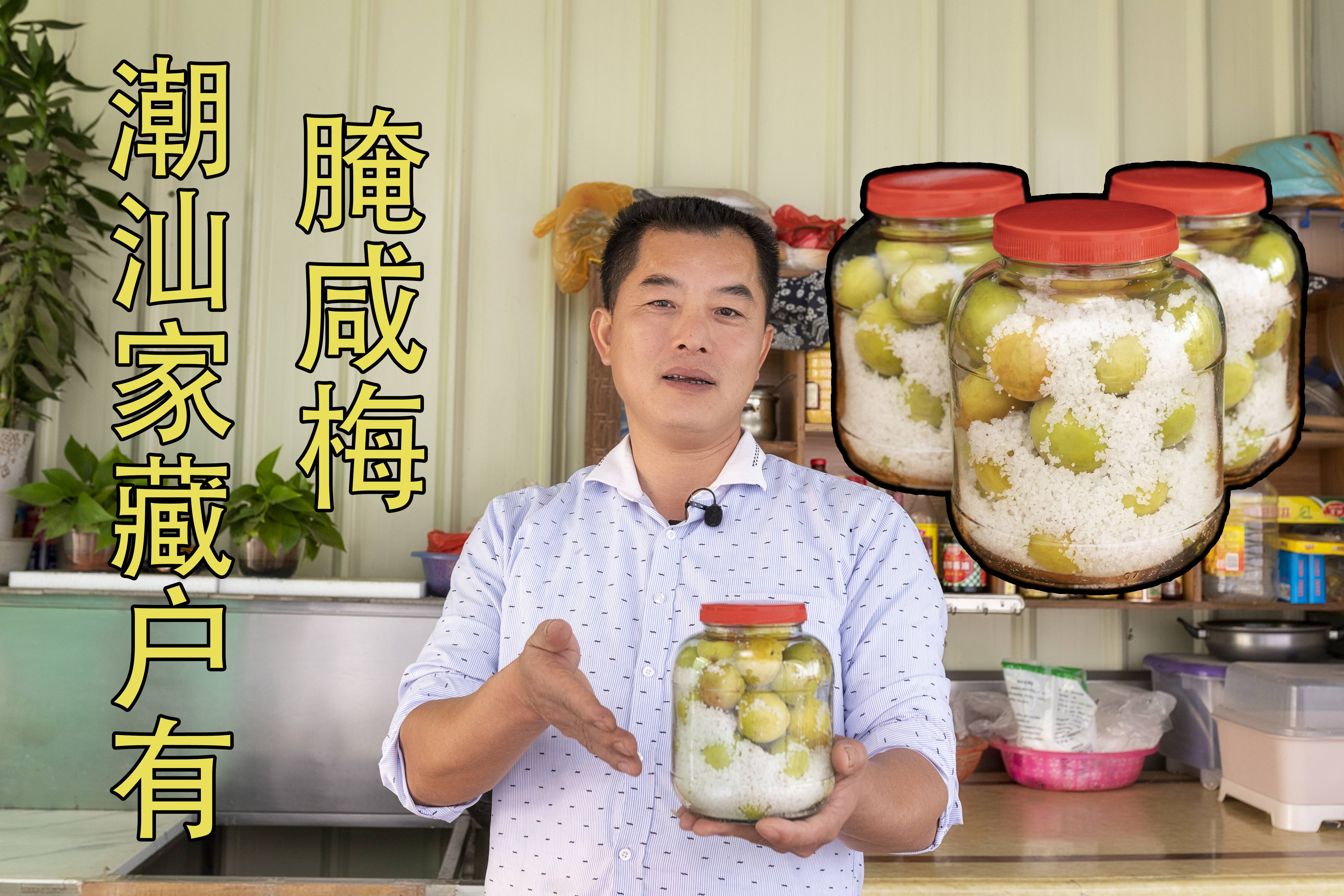 腌咸梅详细做法:传统腌制简单易学,肚子胀气时吃了助消化!