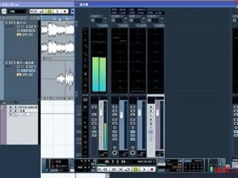 CUBASE5中文教程1-8:混音器(调音台)、自动控制