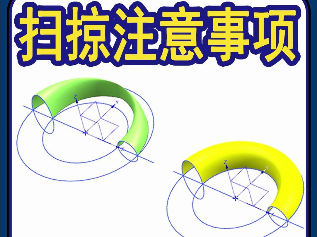 【吾思UG建模教程】新手必看,UG软件做扫掠扁了怎么办?为什么你的...