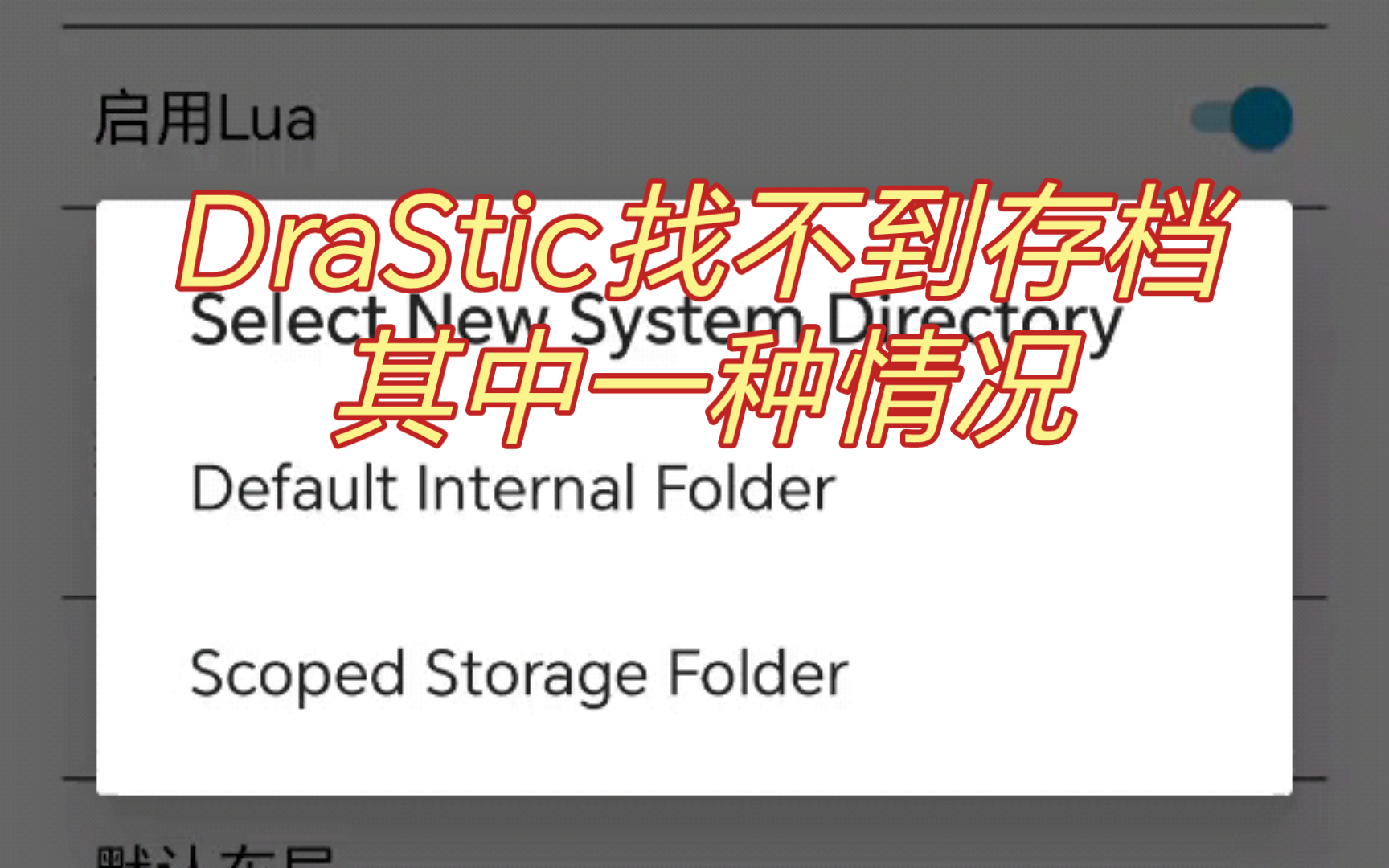 个人经验_NDS安卓模拟器DraStic,系统里找不到存档文件夹,但是能...