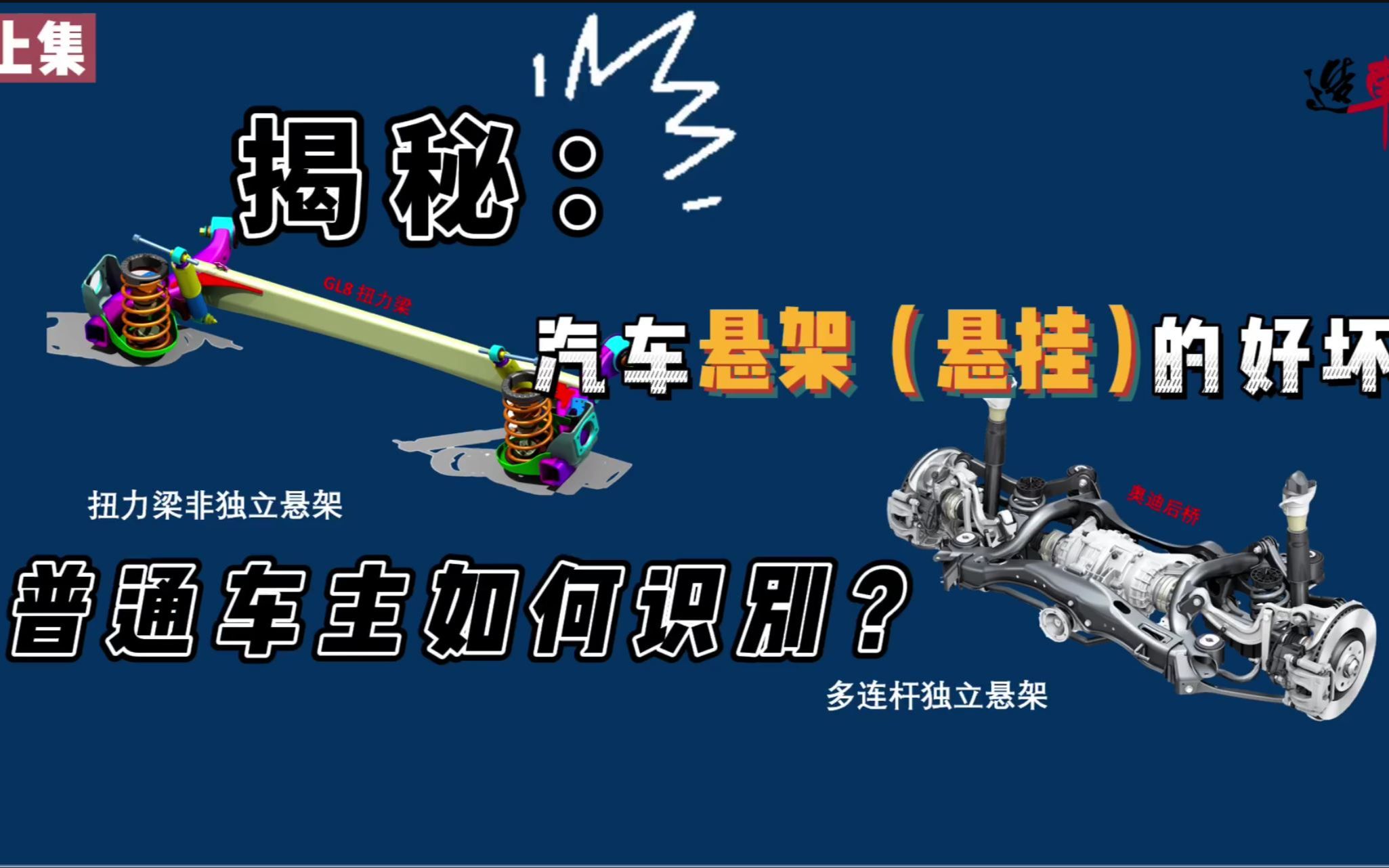 揭秘:汽车悬架(悬挂)的好坏,普通车主如何识别?上集