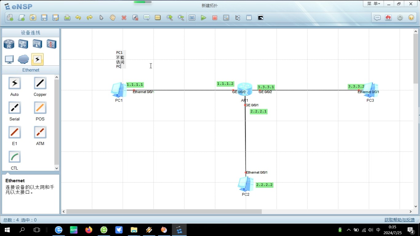 最简单的ACL配置