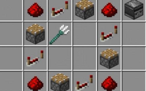 [MCBE]极简最快的三叉戟搅拌机