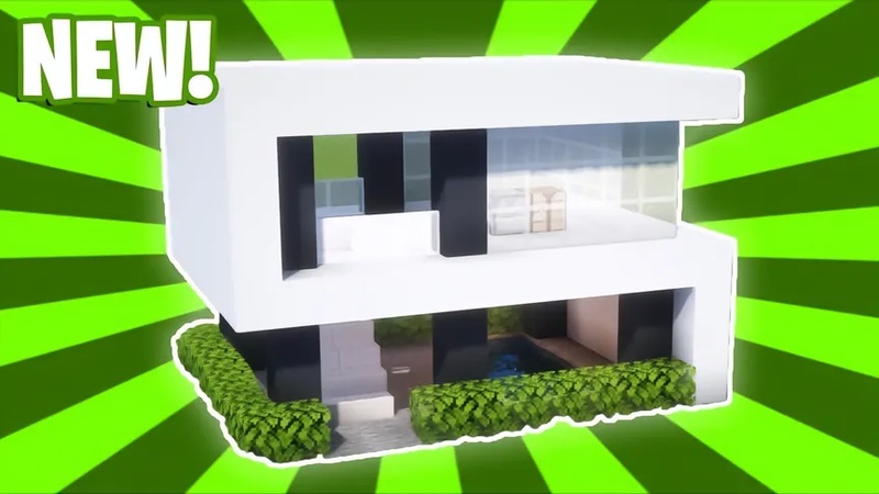 我的世界MC动画:如何建造一个现代化的小房子教程