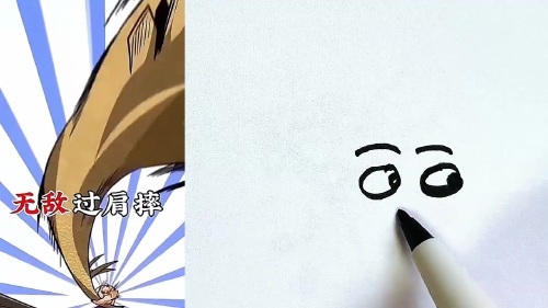 他的能力好强呀!创意简笔画,儿童画,一起学画画