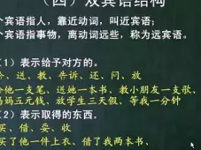 微课2 常见的短语类型——动宾短语、介宾短语