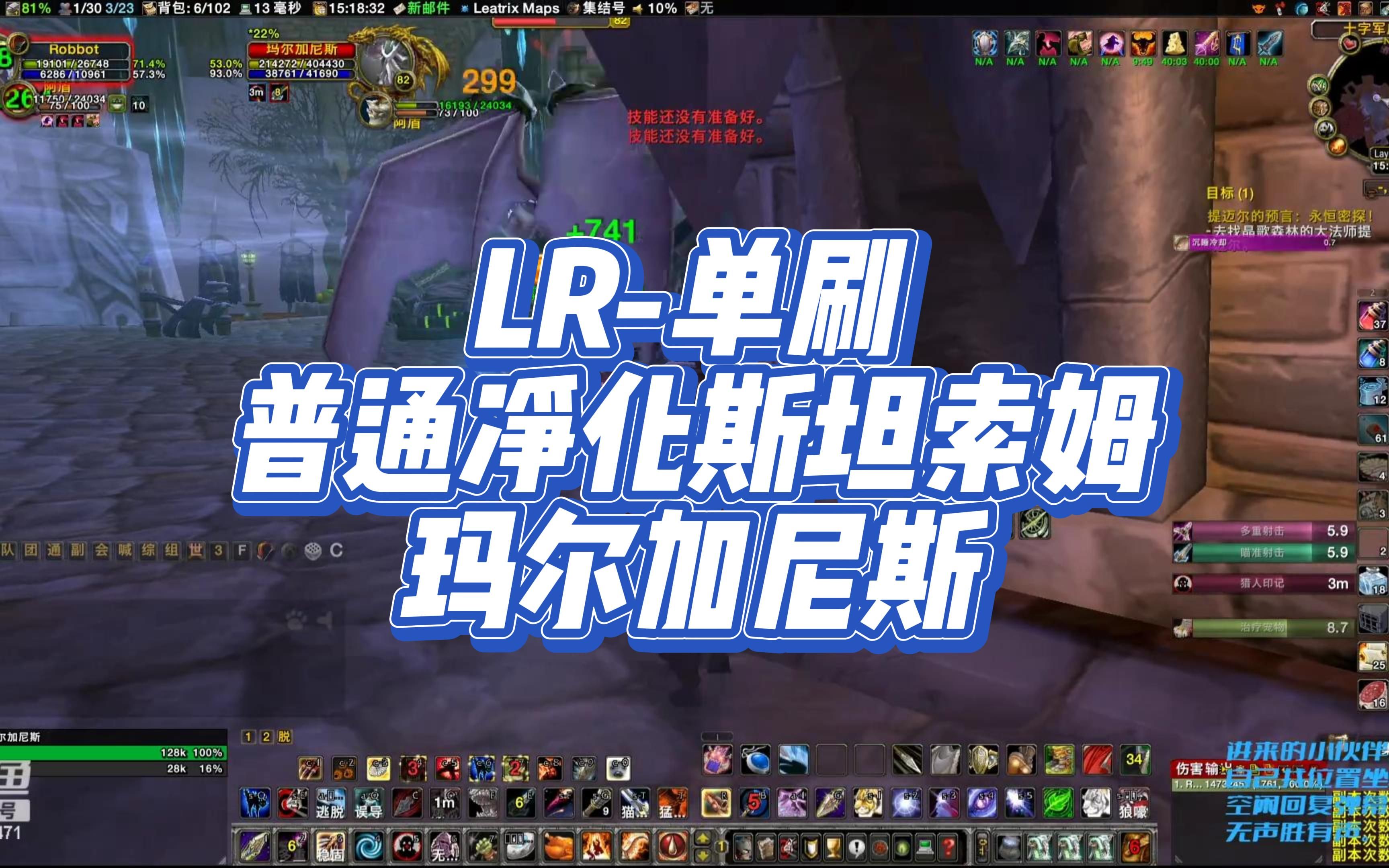 LR-单刷 普通净化斯坦索姆 玛尔加尼斯_哔哩哔哩bilibili_魔兽世界怀旧服