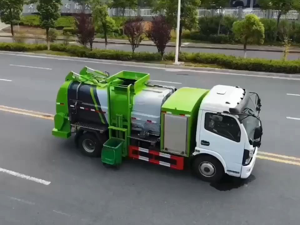 纯电动5吨餐厨垃圾车|新能源厨余垃圾车价格