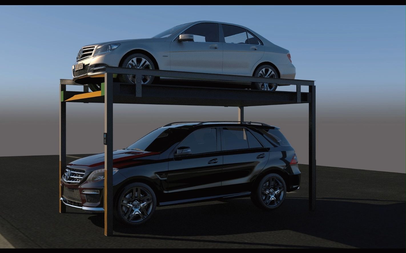 详细解说车的家四柱式简易升降机械车库的优点