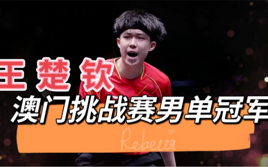 【大头】恭喜王楚钦获得澳门WTT澳门冠军赛男单冠军!请继续保持!
