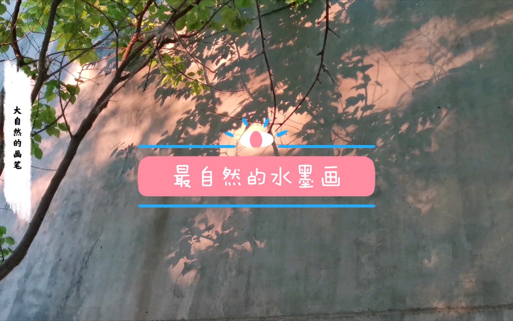 大自然的画笔,最自然的水墨画~