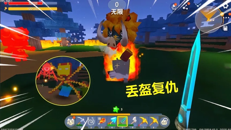 迷你世界刺客生存:忆涵丢盔弃甲引来杀身之祸,差点房子都烧没了