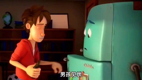 冰箱以为主人不要他,于是离家出走,感人动画短片