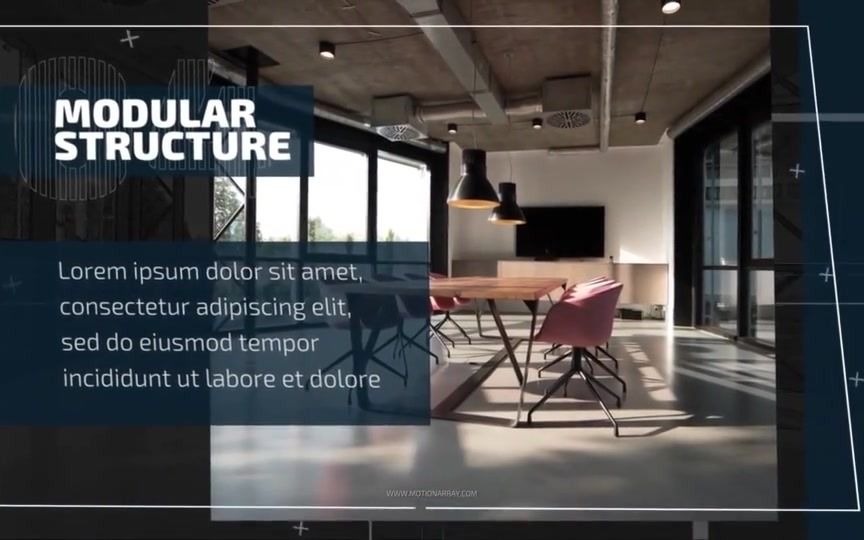 幻灯片出色动画场景pr模板