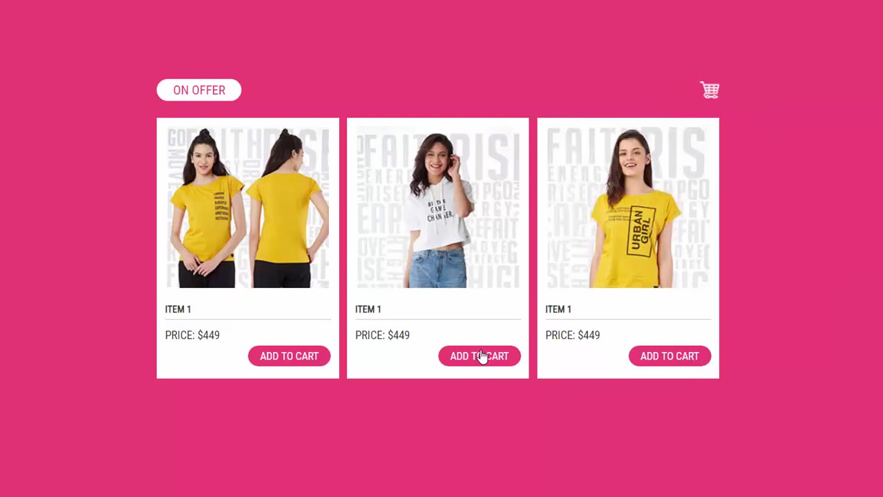 【WEB项目源码】+【前端自学】将产品添加购物车动画效果id1068-...