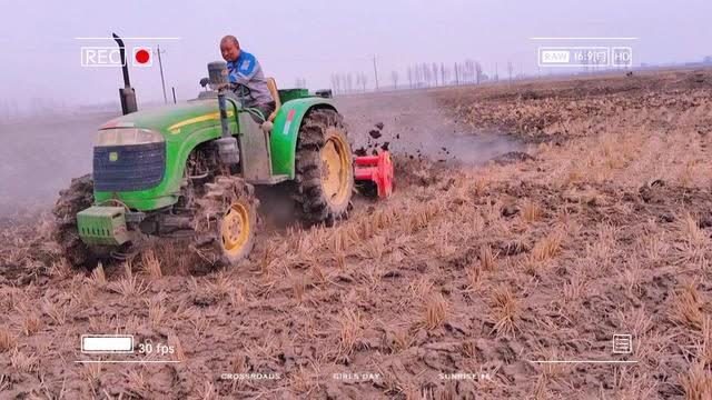 五常大米种植过程--打地 我的乡村生活 乡村守护人 三农