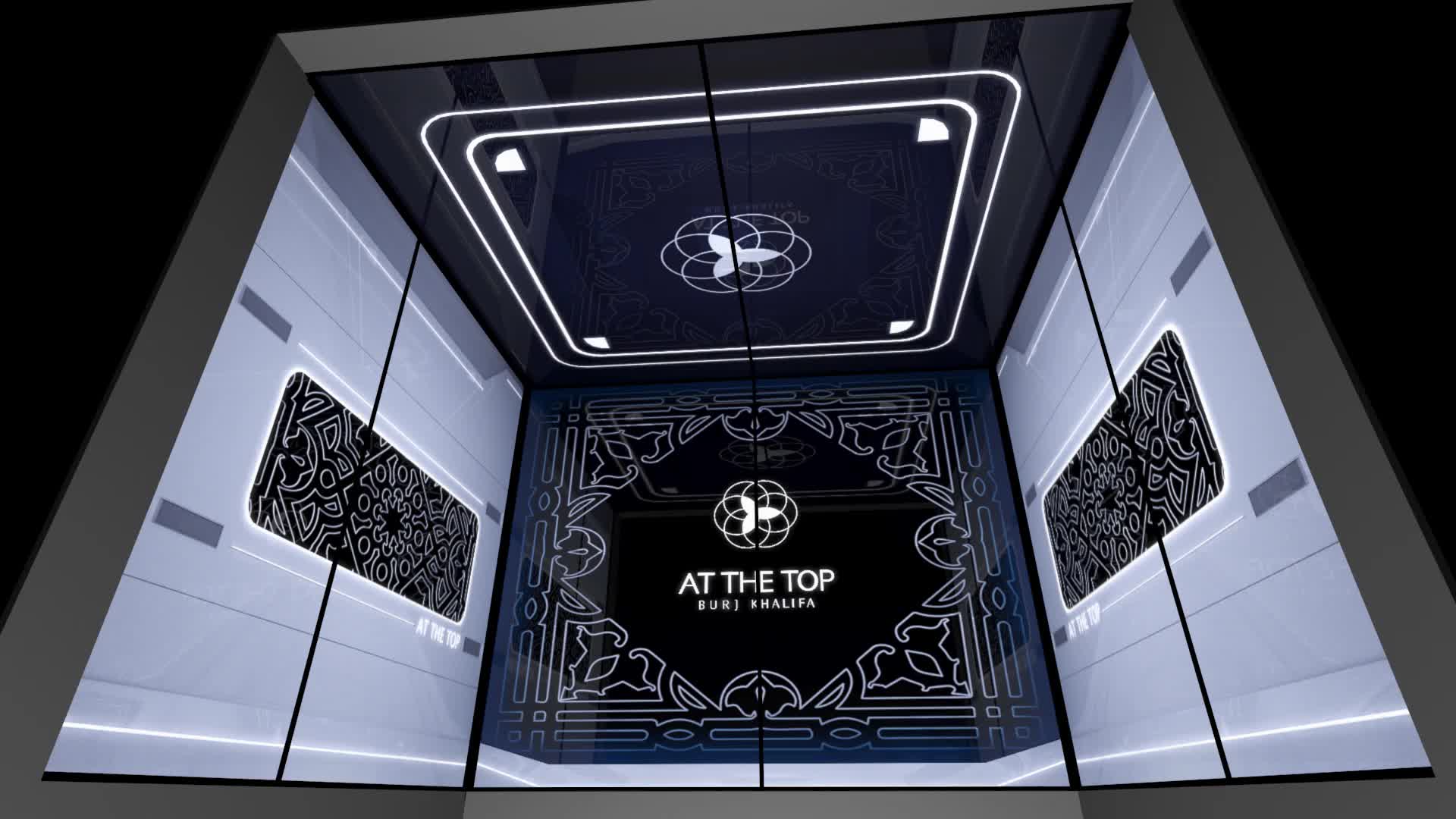 电梯沉浸式空间电梯投影大屏电梯互动创意设计电梯创意体验电梯沉浸...