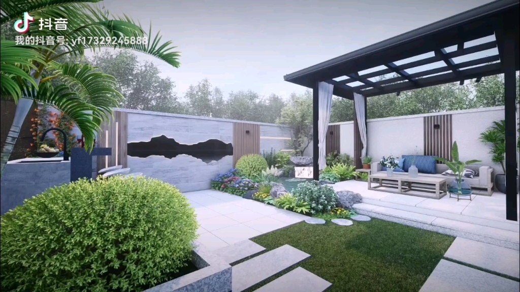 ...毕业,草图大师su第四次作业,学期三个月#庭院设计培训#景观设计培训