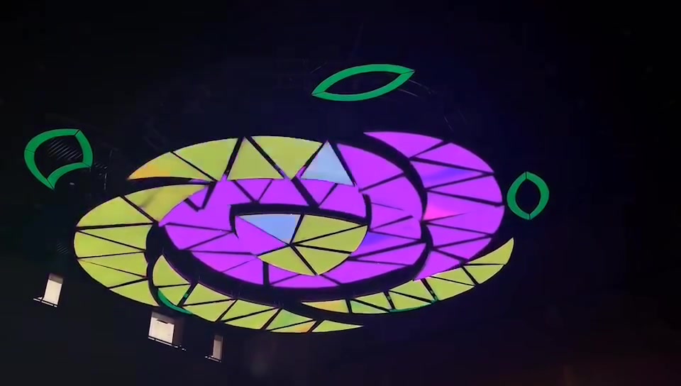 动态艺术装置 可定制图形,可编程的升降互动装置,科技机械设备装置,...