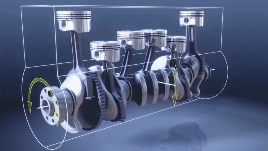 涡轮增压发动机的运行原理动画