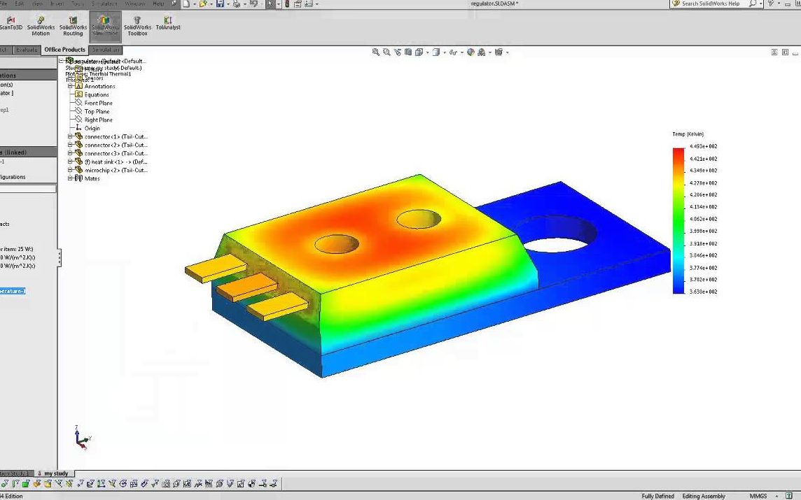 SOLIDWORKS 热仿真快速教程Quick Tip - Thermal Study Introduction