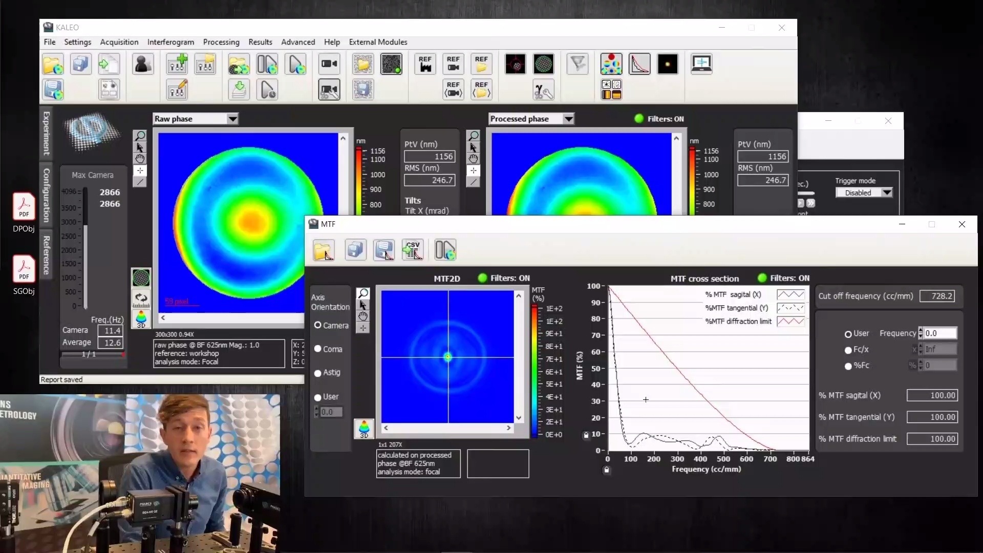 用Phasics SID4波前传感器进行光学计量,从质量到校准