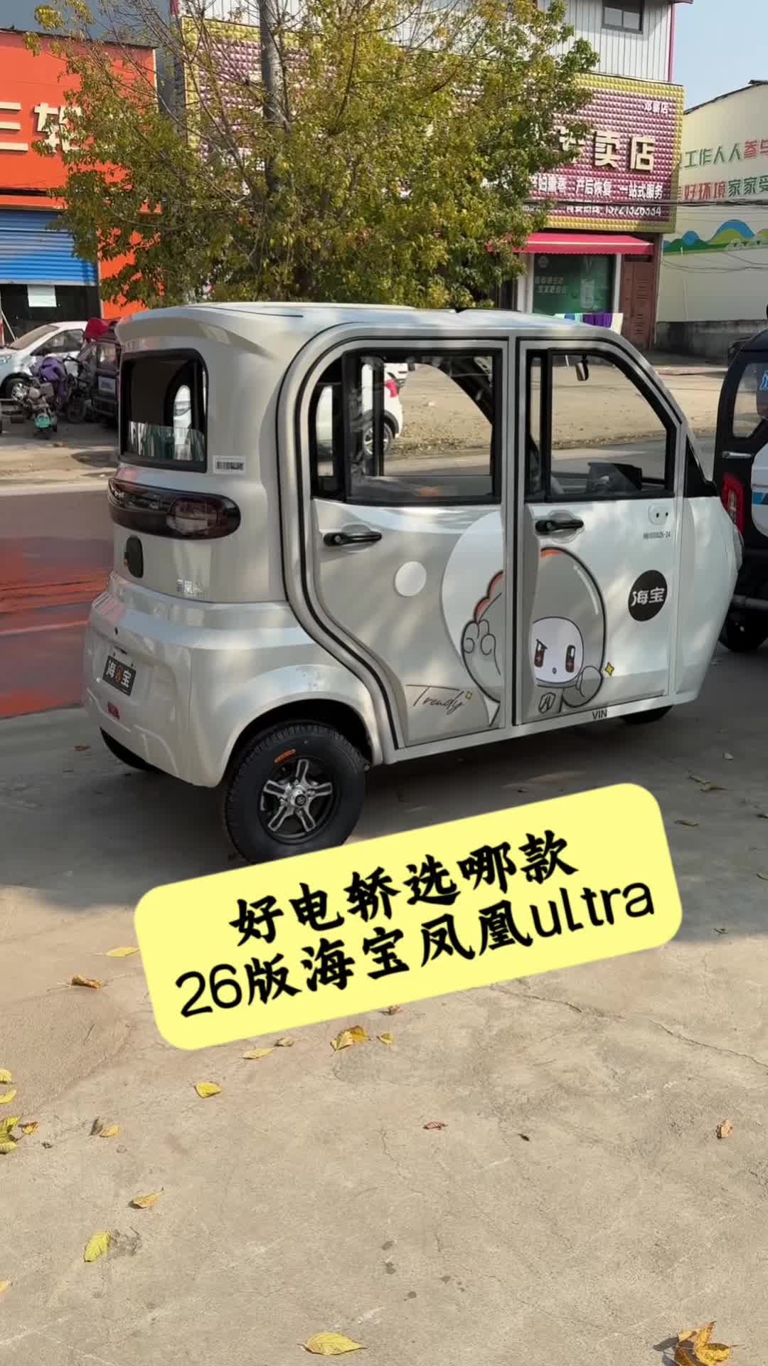 在漯河,好电轿选哪款 选车如选人,不仅要好看,更要干啥都行。26版海宝...