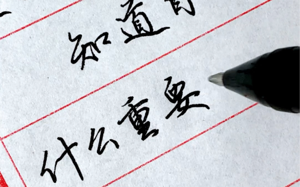 行楷规范书写文段