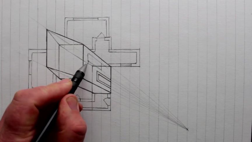 大神教你:如何画出一个3D变形房子!直到最后才看明白!