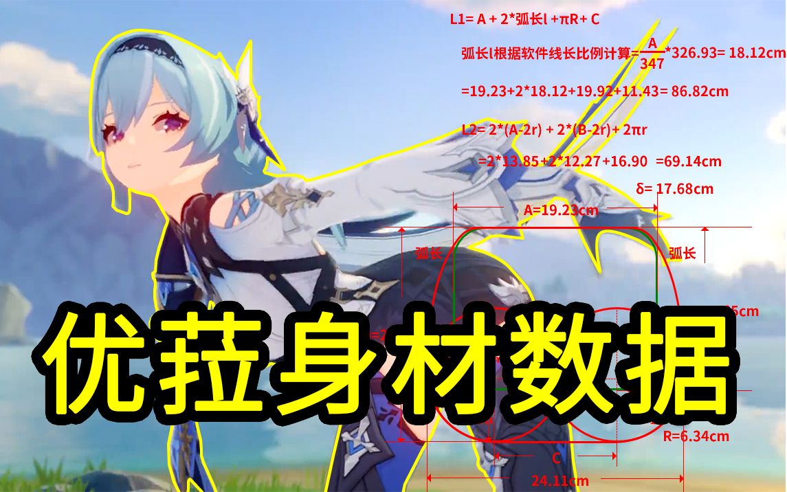 点进来!我来告诉你优菈的身材数据 ↑ ↑