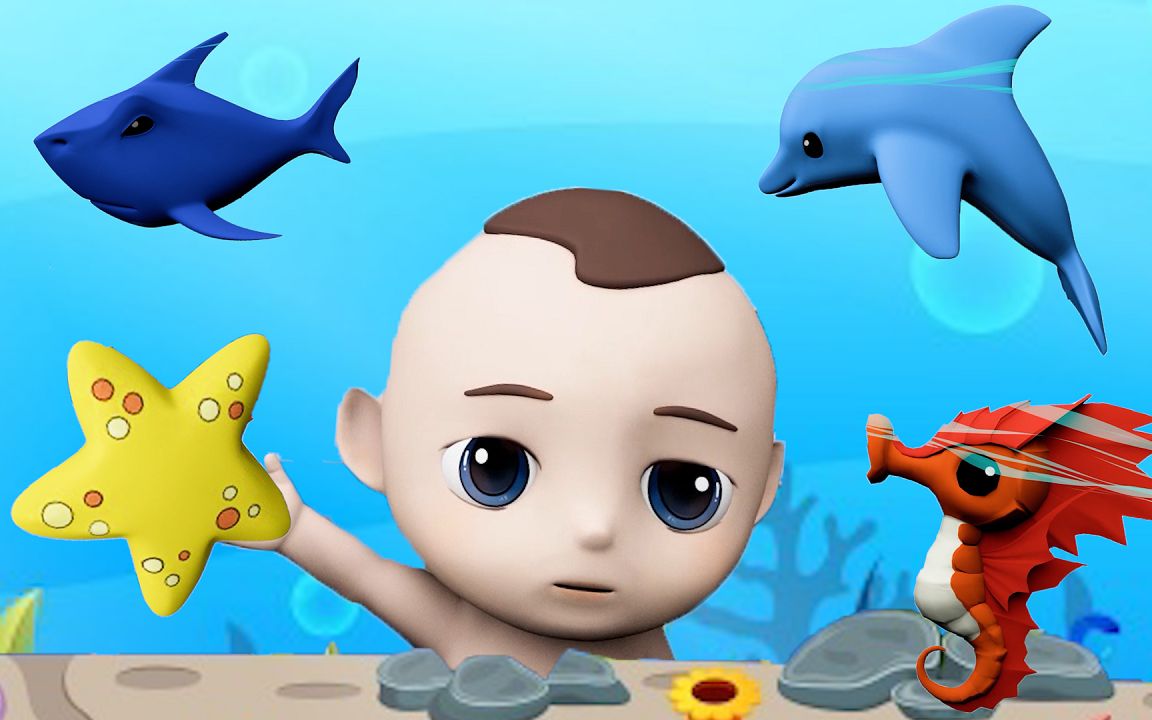 海底世界的奥秘,认识海洋生物早教动画