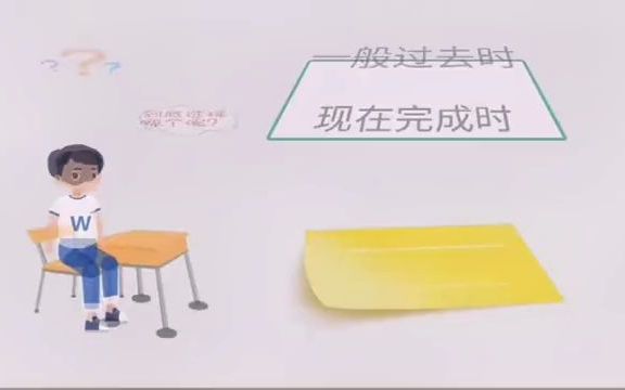 一般过去时和现在完成时 英语微课#微课制作#英语微课#微课获奖#...