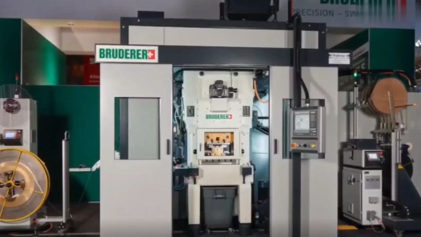 超高速连续冲压模具,每分钟两千四,开机声音听着真舒服