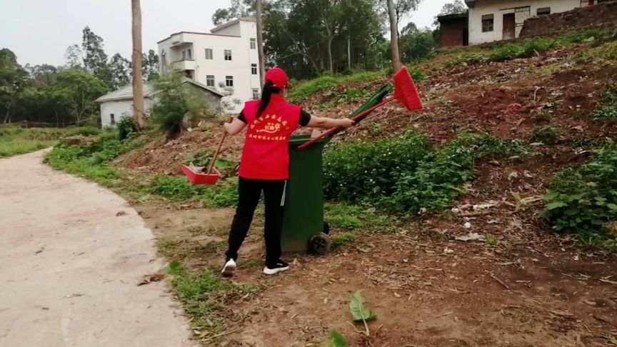新时代文明实践建设,志愿者在行动。